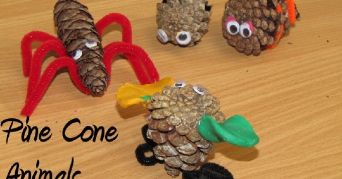 Workshop Wednesday: Pine Cone Animals