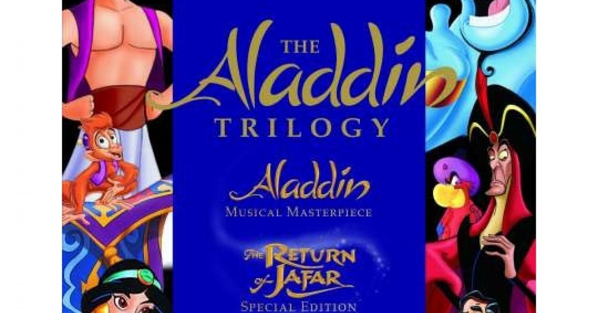 Disney Aladdin Trilogy On DVD £13.45 @ Zavvi