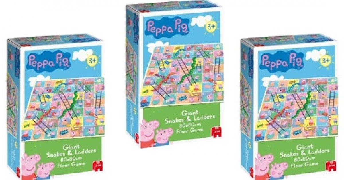 Peppa Pig Giant Snakes And Ladders £6.49 @ Amazon