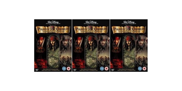 Pirates Of The Caribbean Trilogy DVD Box Set £6.99 @ dvd.co.uk
