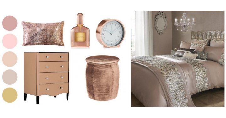 Rose Gold Bedroom Ideas!