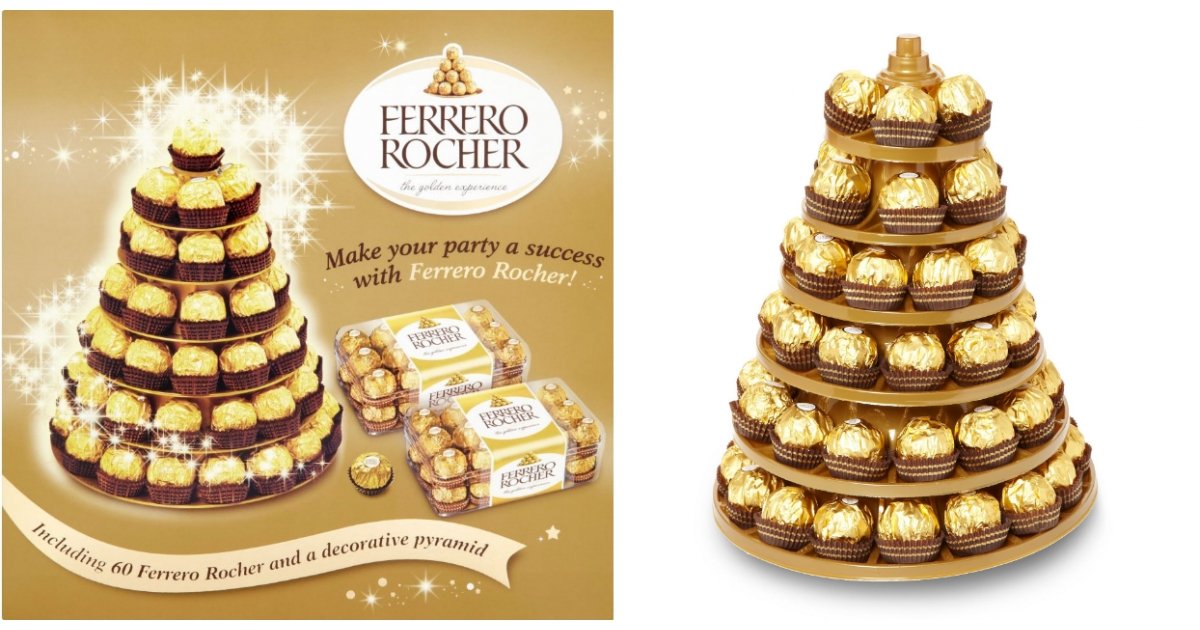 60 Ferrero Rocher & Decorative Stand £15 @ Asda