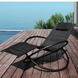 Moon Rocker Lounger Garden Chair With Pillow £44.85 Delivered @ Amazon ...