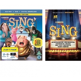 Sing (Blu-ray, DVD And Digital Copy - Triple Play) £6.75 Delivered ...