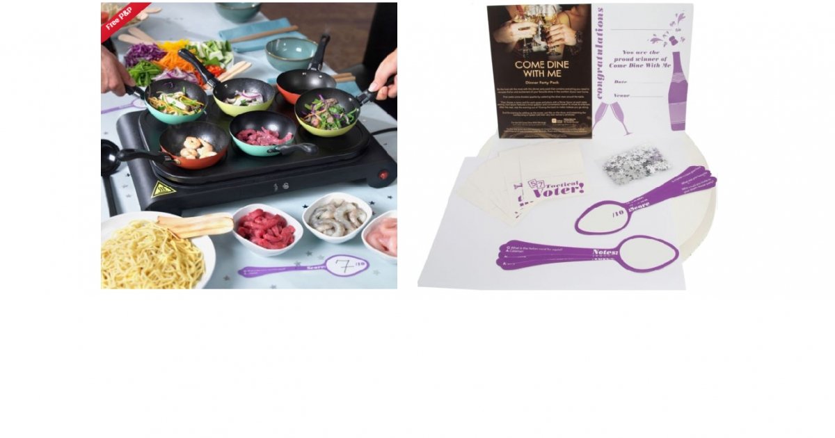 Swan Come Dine With Me Party Wok £27.99 @ eBay: Argos