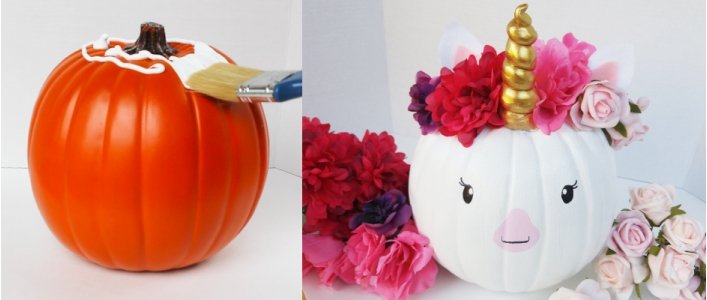 How To Make A Unicorn Pumpkin