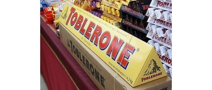 GIANT Toblerone Milk Chocolate Bar (4.5kg) £73.99 @ Amazon