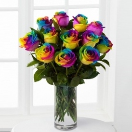 Single Rainbow Roses Now Available @ Tesco