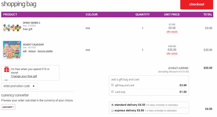 20% Off + FREE Gift When You Spend £15 @ Smiggle