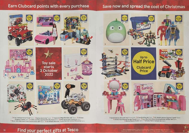 Up To Half Price Toy Sale Now Live @ Tesco
