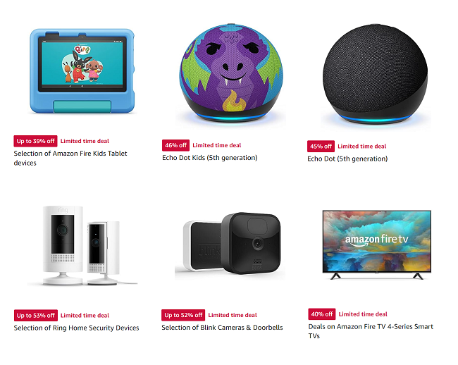 Up To 53% Off Amazon Devices @ Amazon
