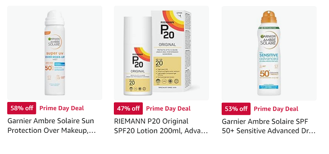 Best Prime Day Deals On Sun Protection @ Amazon