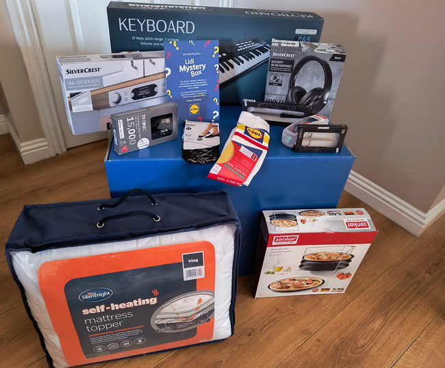 I bought the Lidl £20 Mystery Box and here's a review of what was inside