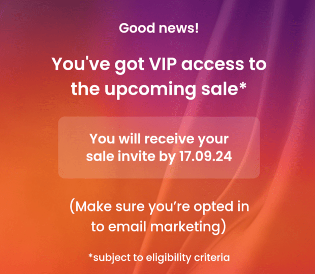 Next Sale Calendar 2024 & How To Book A VIP Slot